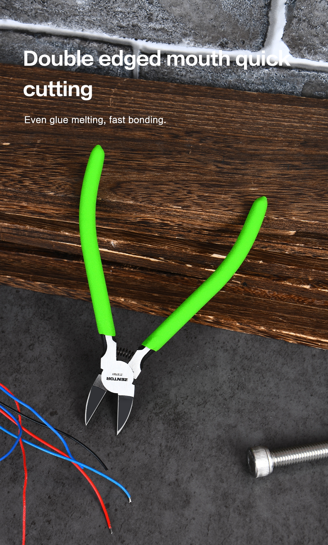 ZENTOR Diagonal Wire Cutter Pliers (5″/6″) – Side Cutting Pliers Tool ...
