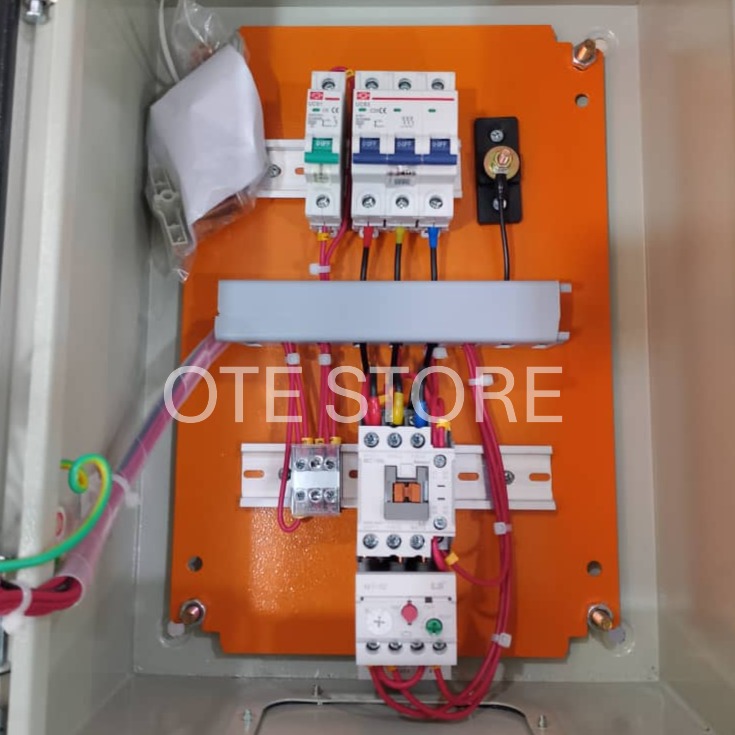 DIRECT ON-LINE DOL D.O.L STARTER PANEL DISTRIBUSTION METAL BOX BOARD ...