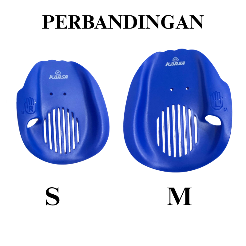 Kansa Swimming Hand Paddle Swim Fin Training Adult Men Women Kids /Alat ...