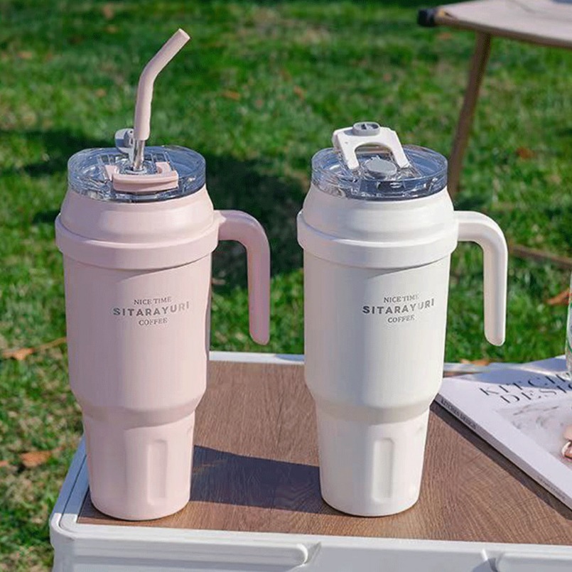 Sitarayuri 304 Stainless Steel Thermos Cup 900ML Tumbler Water Cup with ...