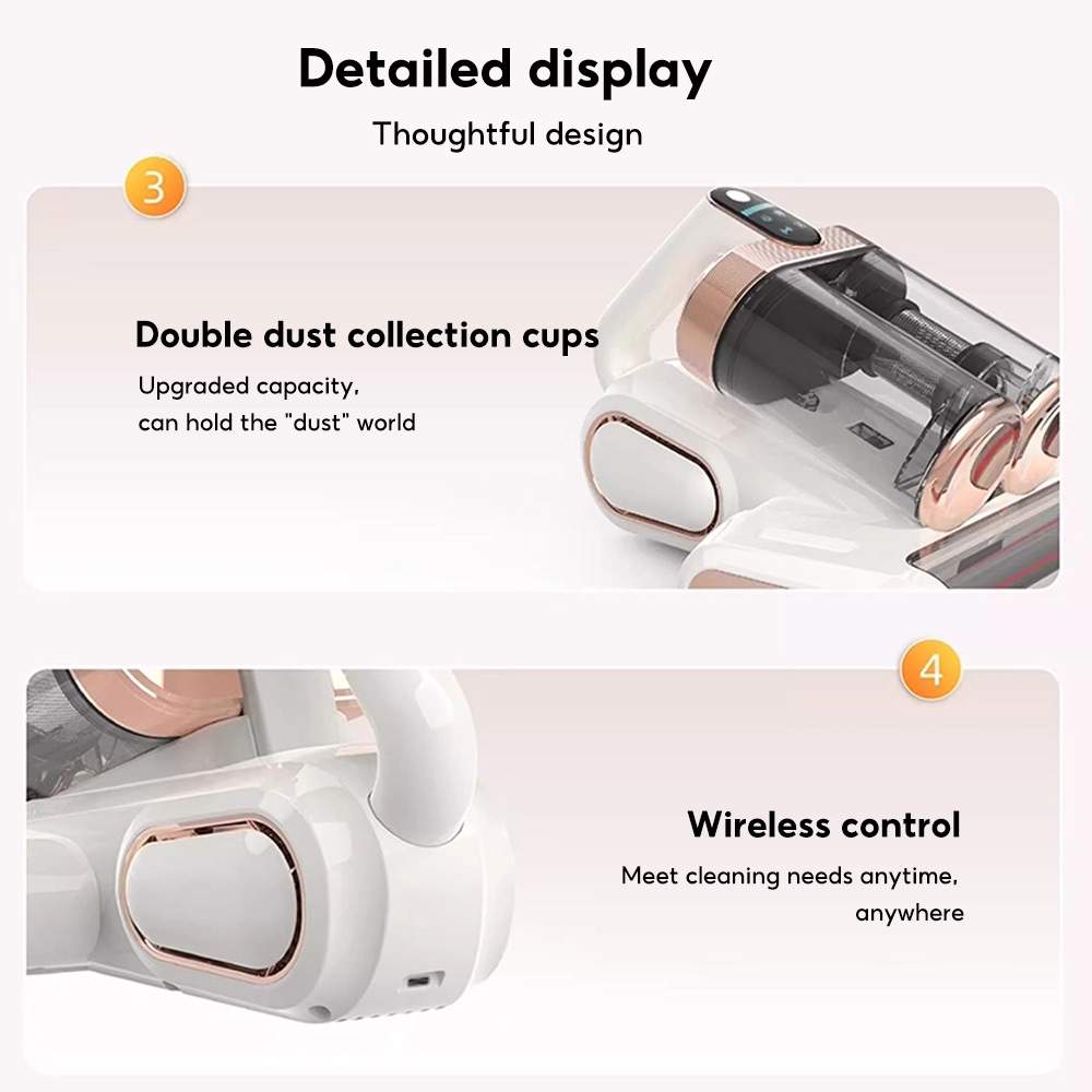 Household wireless dust mite removal device bed dust mite removal tool ...