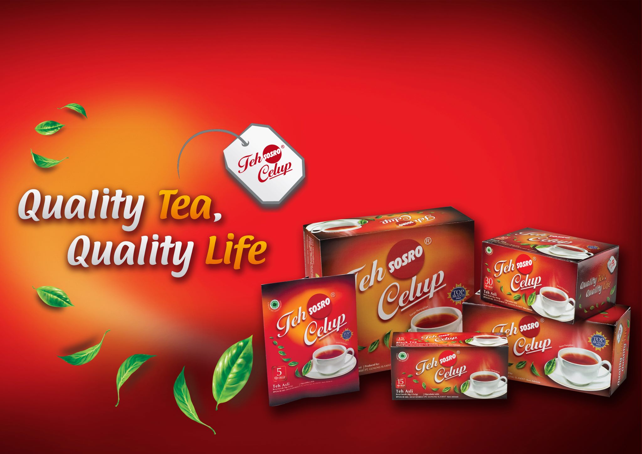 Teh Celup Sosro Sachet Black Tea Bag [10 Sachet x 4pcs] | Shopee Malaysia