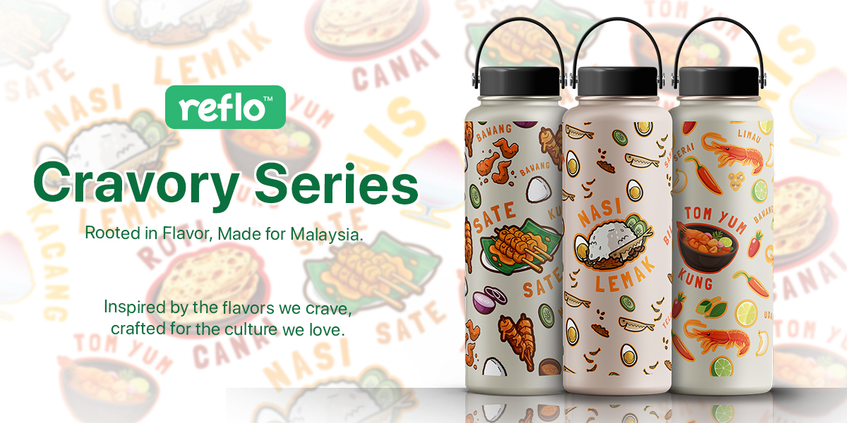 【Reflo Siri Local Food】Reflo 1000ml Water Bottle Tumbler BPA Free ...