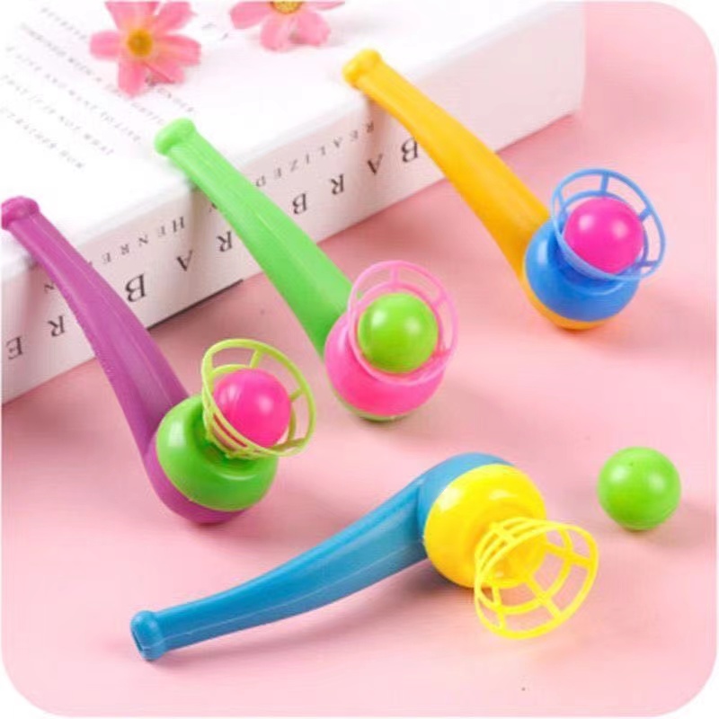 Floating Blow Ball Tube Classic Toys 1980s 1pc Mainan Klasik Tiup Bola ...