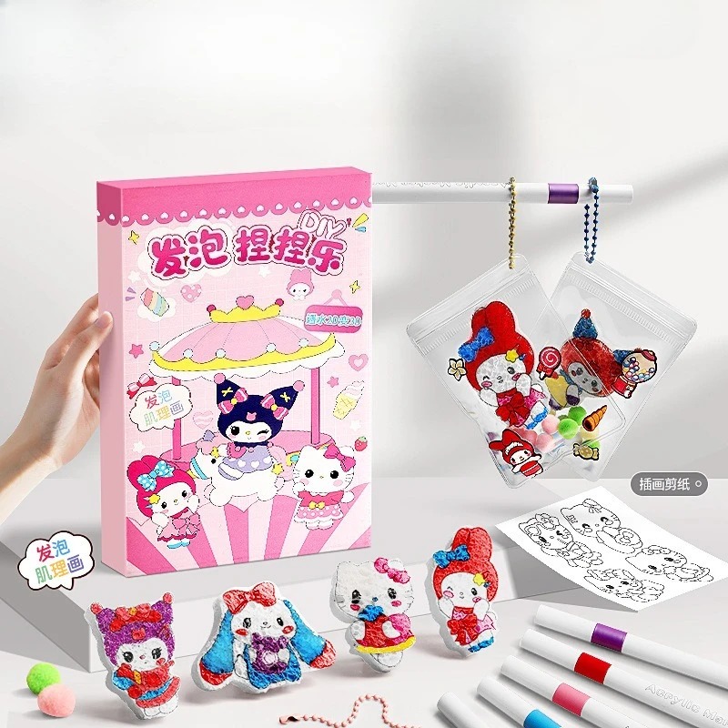 YY.DIY Foam Squishy Craft Kit – 3D Bubble Texture Painting/Kids Art and ...