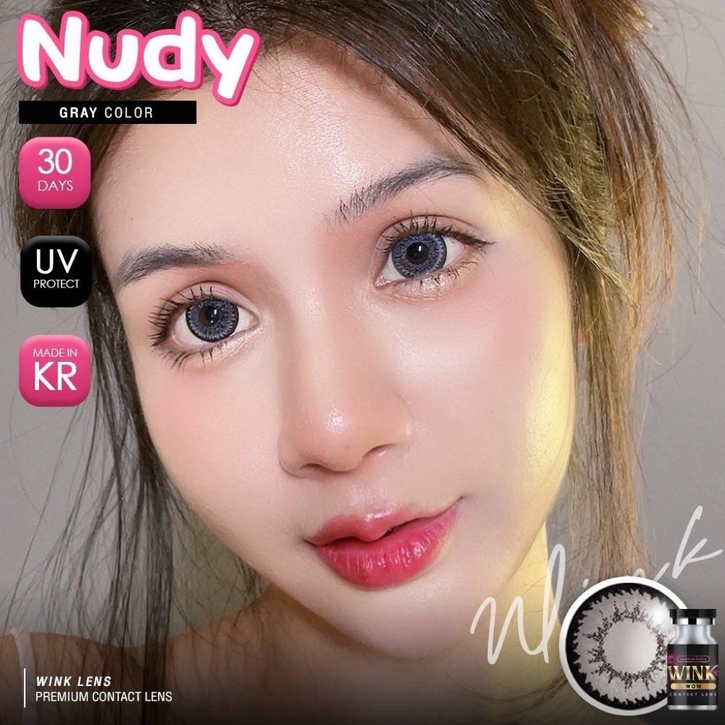 Contact Lens Monthly Non Power Code : Nudy Gray | Shopee Malaysia