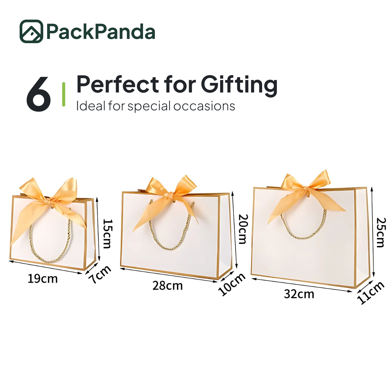 Paper Bag Hadiah Door Gift Ribbon Handle Gold Smooth Coated Beg Kertas ...