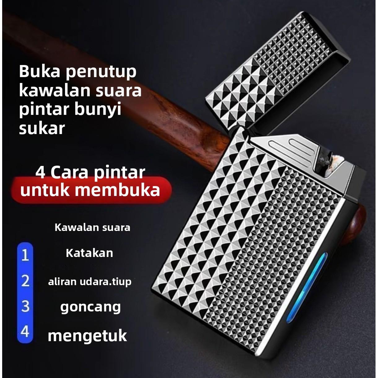 Pemetik Api Pintar Diaktifkan Suara USB Paparan Tangki Bahan Bakar ...