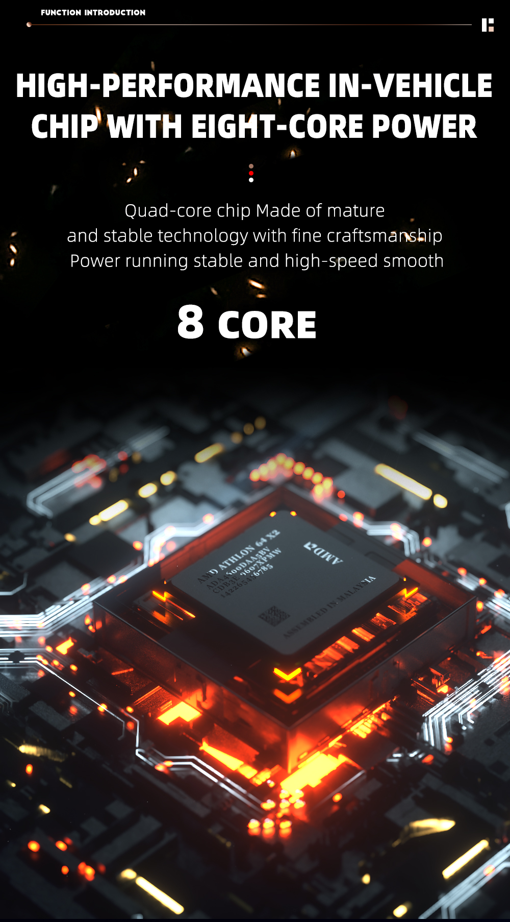 Double Cooling Fan Android Player 7"9"10"inch 6GB RAM+64GB ROM Car ...