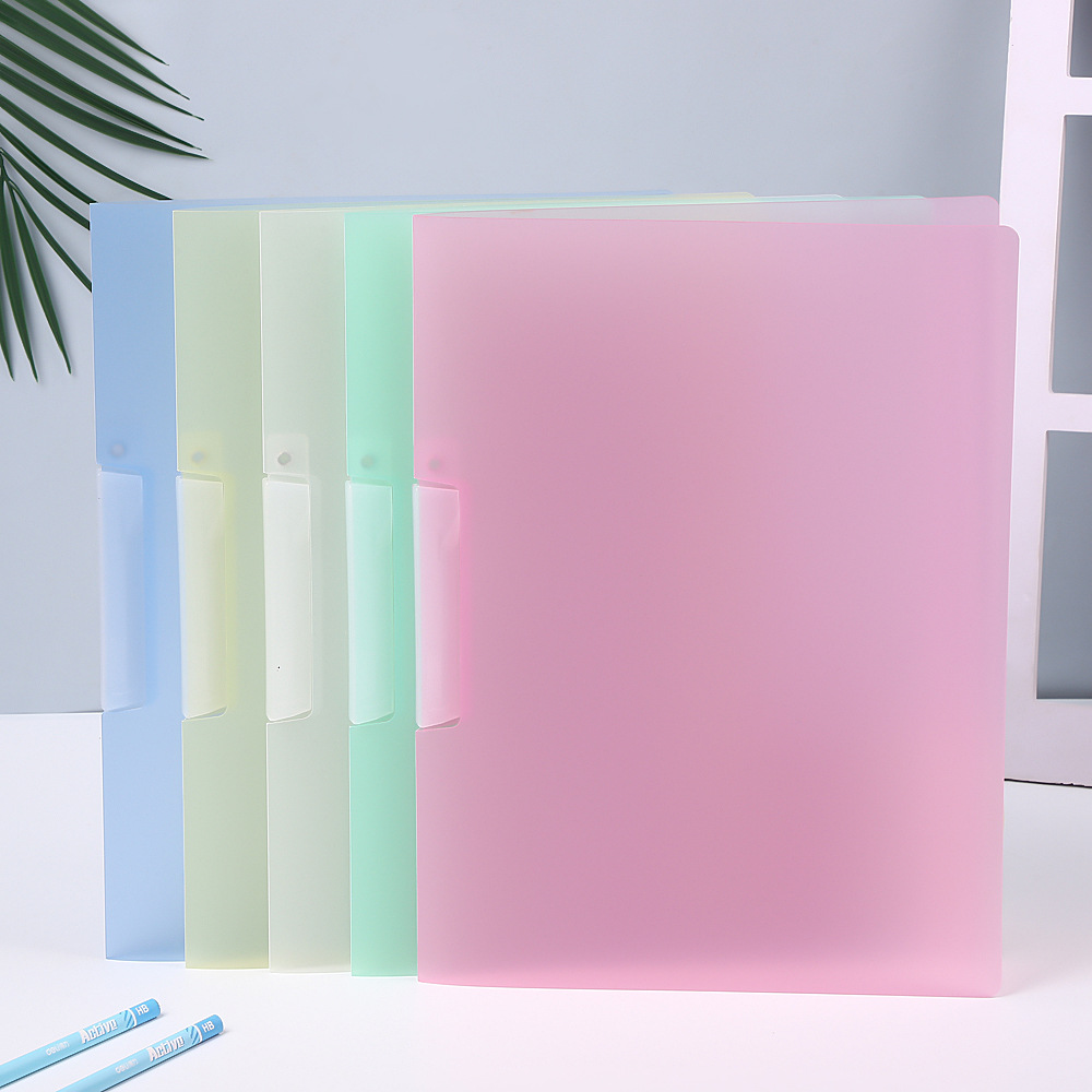 [360° rotating side opening] A4 folder thickened large-capacity file ...