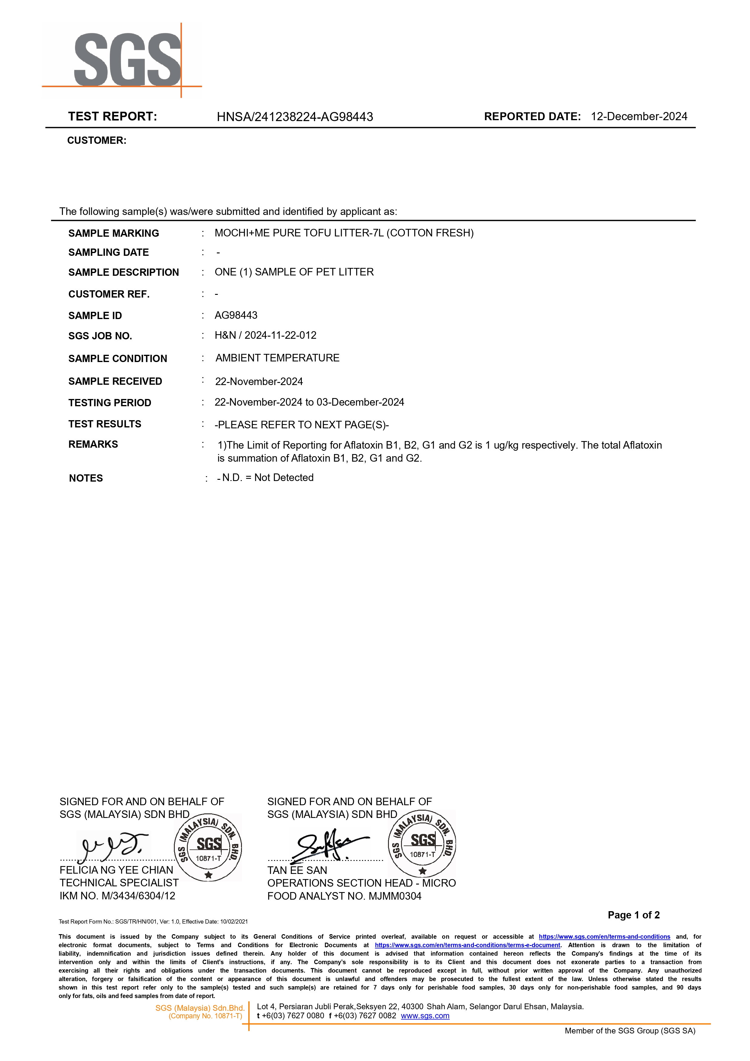 mochi + me® Value Bundle Pack Tofu Cat Litter [7L/2.5kg x 6] | Shopee Malaysia