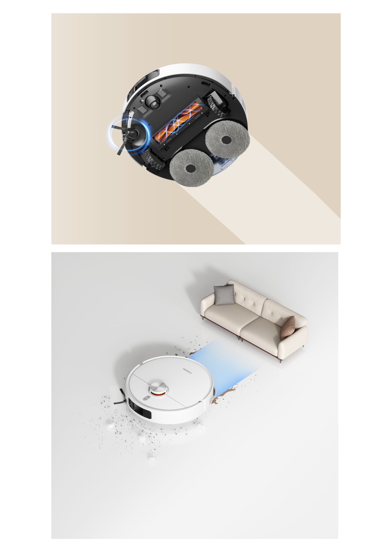 Xiaomi Robot Vacuum S40 Pro MY - 15000Pa Powerful Suction Power ...