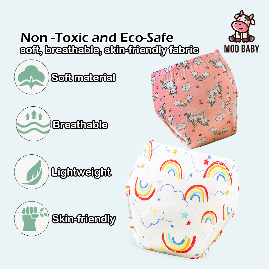 Moo Baby S1 Training Kids Potty Pants Kids Seluar Kalis Air Kencing ...