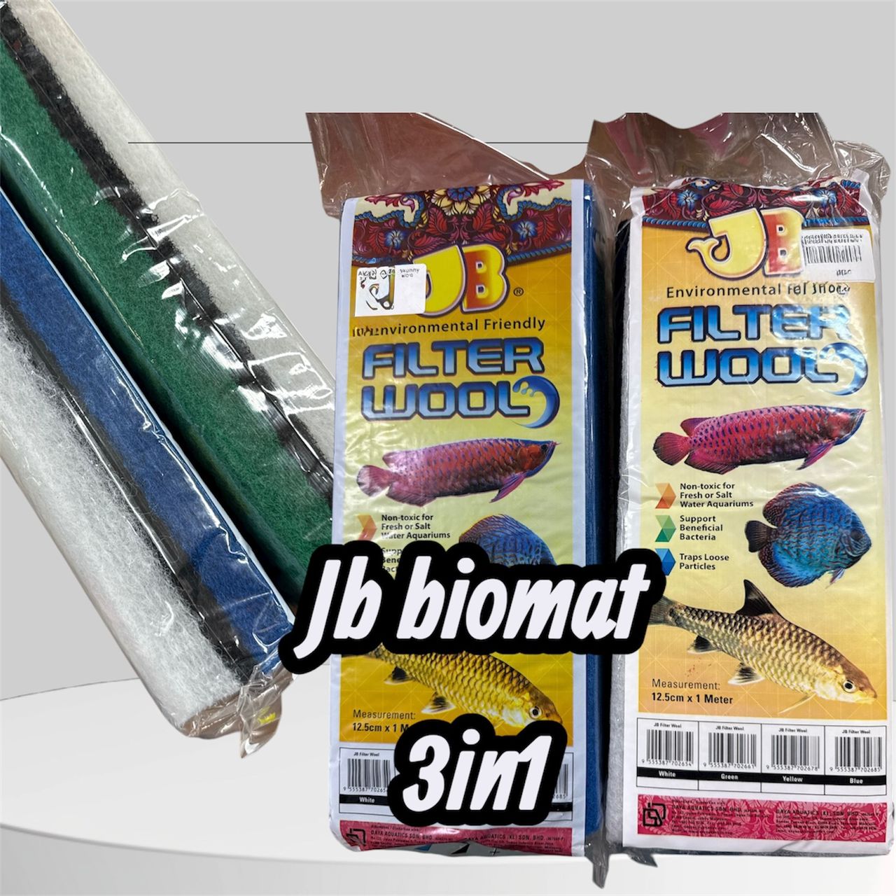 SPAN AKUARIUM FILTER WOOL/JB BIOMAT 3IN1 | Shopee Malaysia