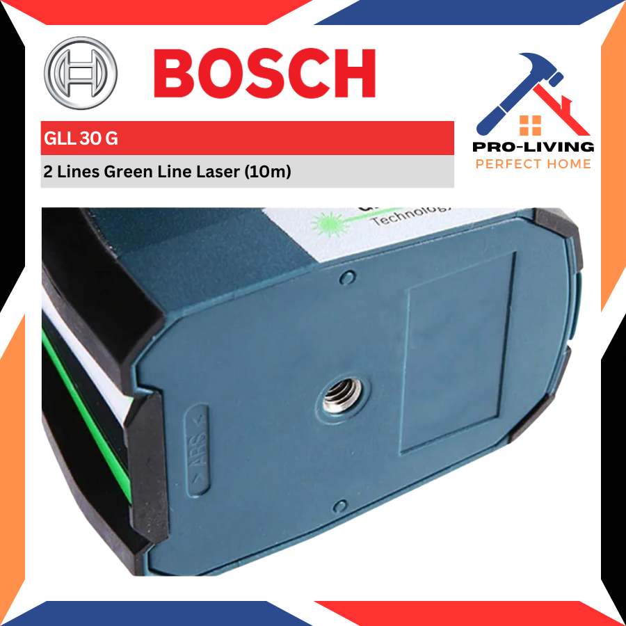 BOSCH GLL 30 G 2 Lines Green Line Laser (10m) | Shopee Malaysia