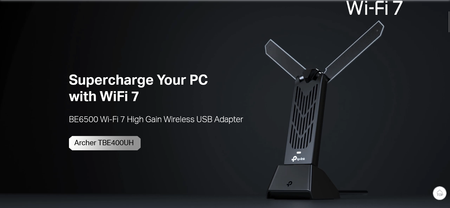 TP-LINK Archer TBE400UH (BE6500 Wi-Fi 7 High Gain Wireless USB Adapter ...