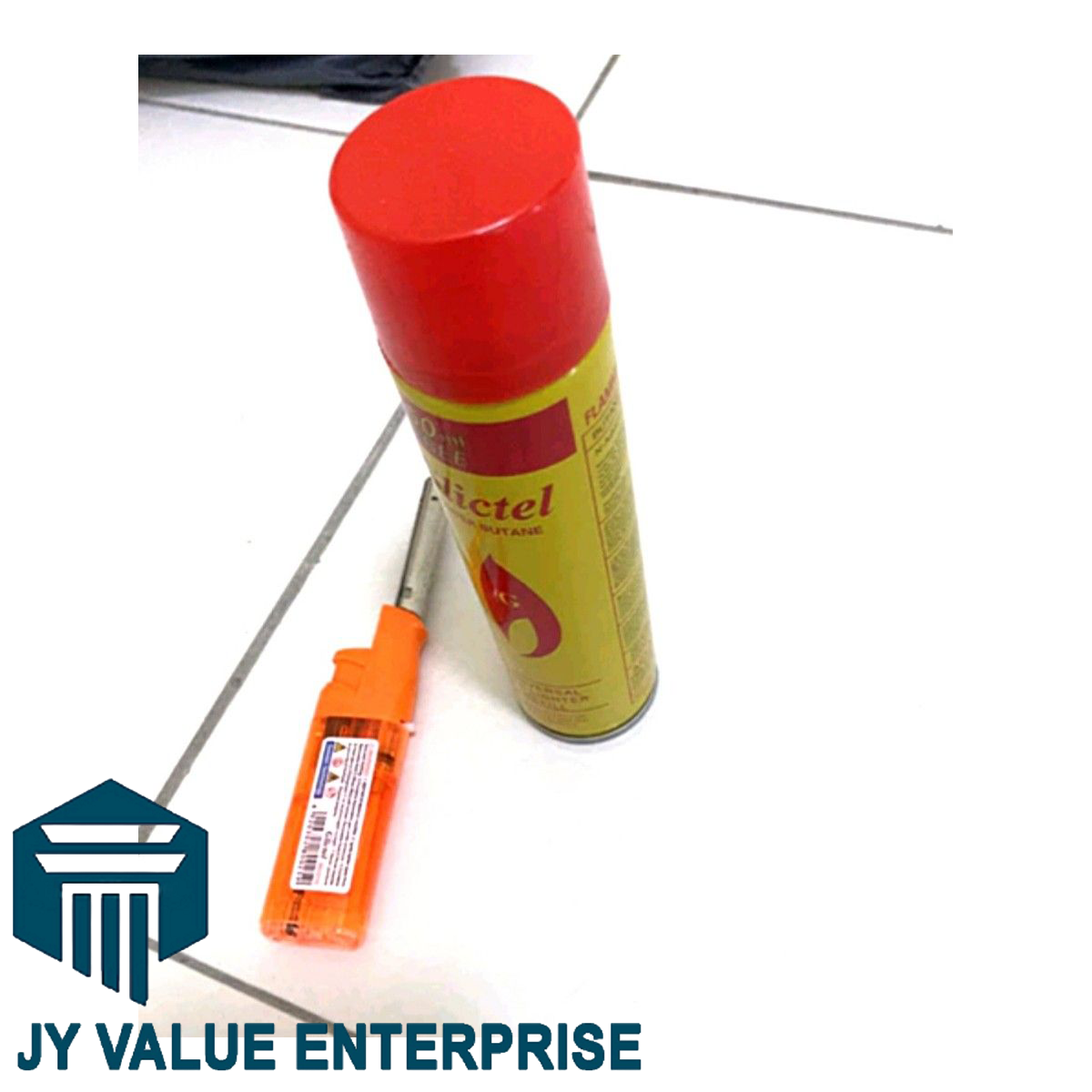 12 PCS / 1 BOX Glictel Gas Lighter 180ml free 50ml Lighter Butane Gas ...