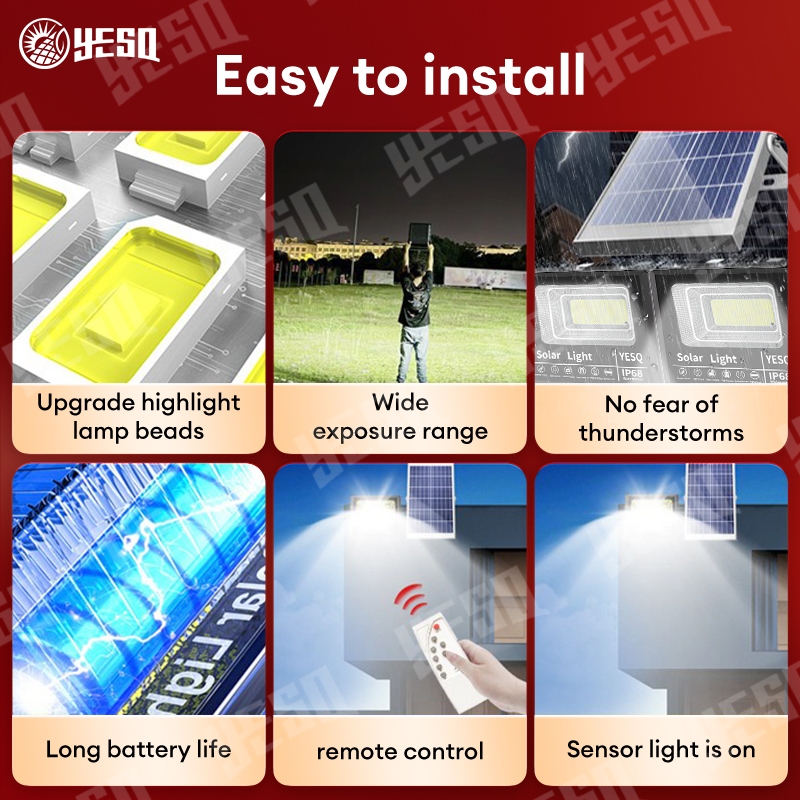 Untuk Pemilik Ladang! Lampu Solar Jalan Tahan Lasak | Sensor Auto Nyala ...