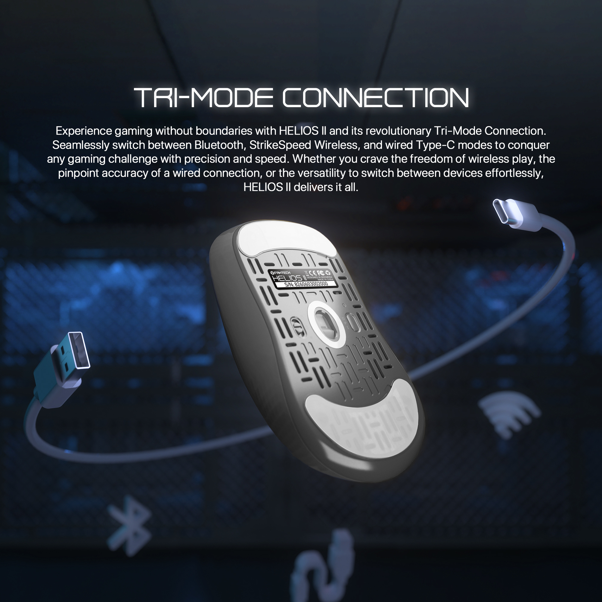 FANTECH 1K Helios II Pro-Wireless Gaming Mouse XD3v3 | Shopee Malaysia