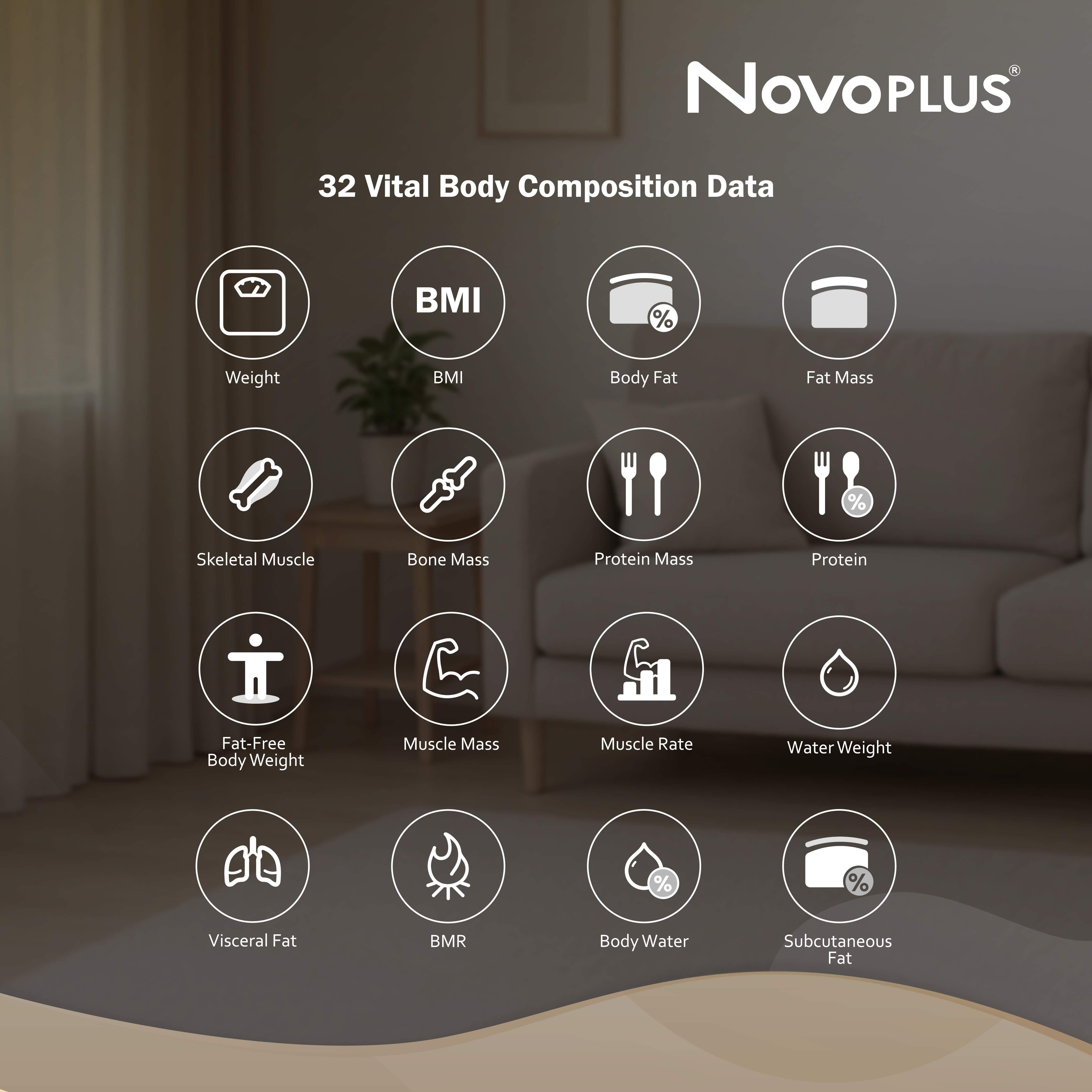 Novoplus NS248BT Professional Body Composition Scale | Shopee Malaysia