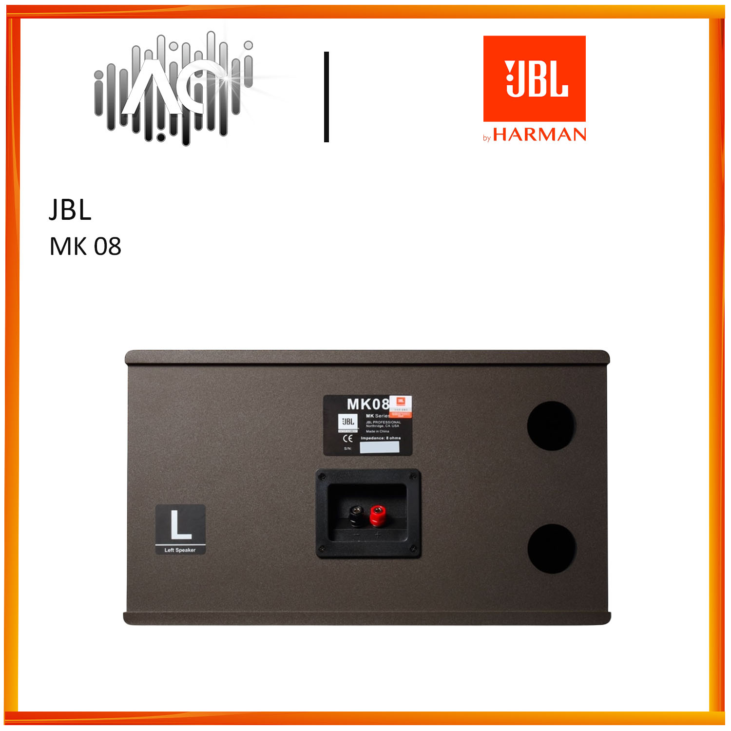 JBL MK08 8-Inch 2-Way Full-Range Loudspeaker System | Shopee Malaysia