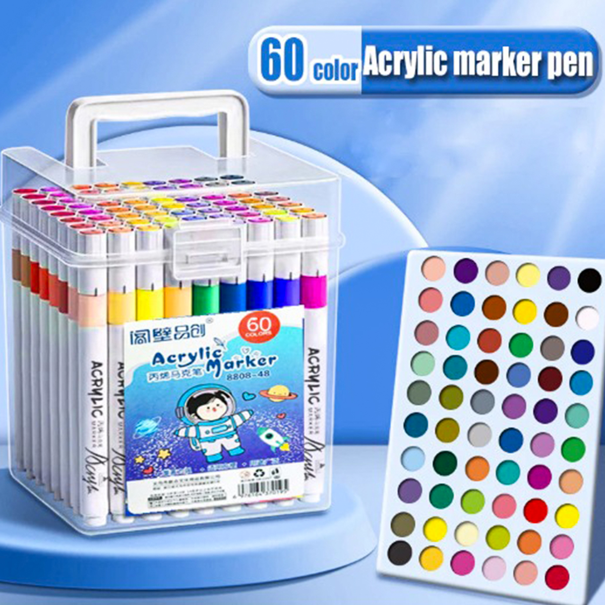 120/60/36/24 Colors Acrylic Marker Pen Set Color Marker Set with ...