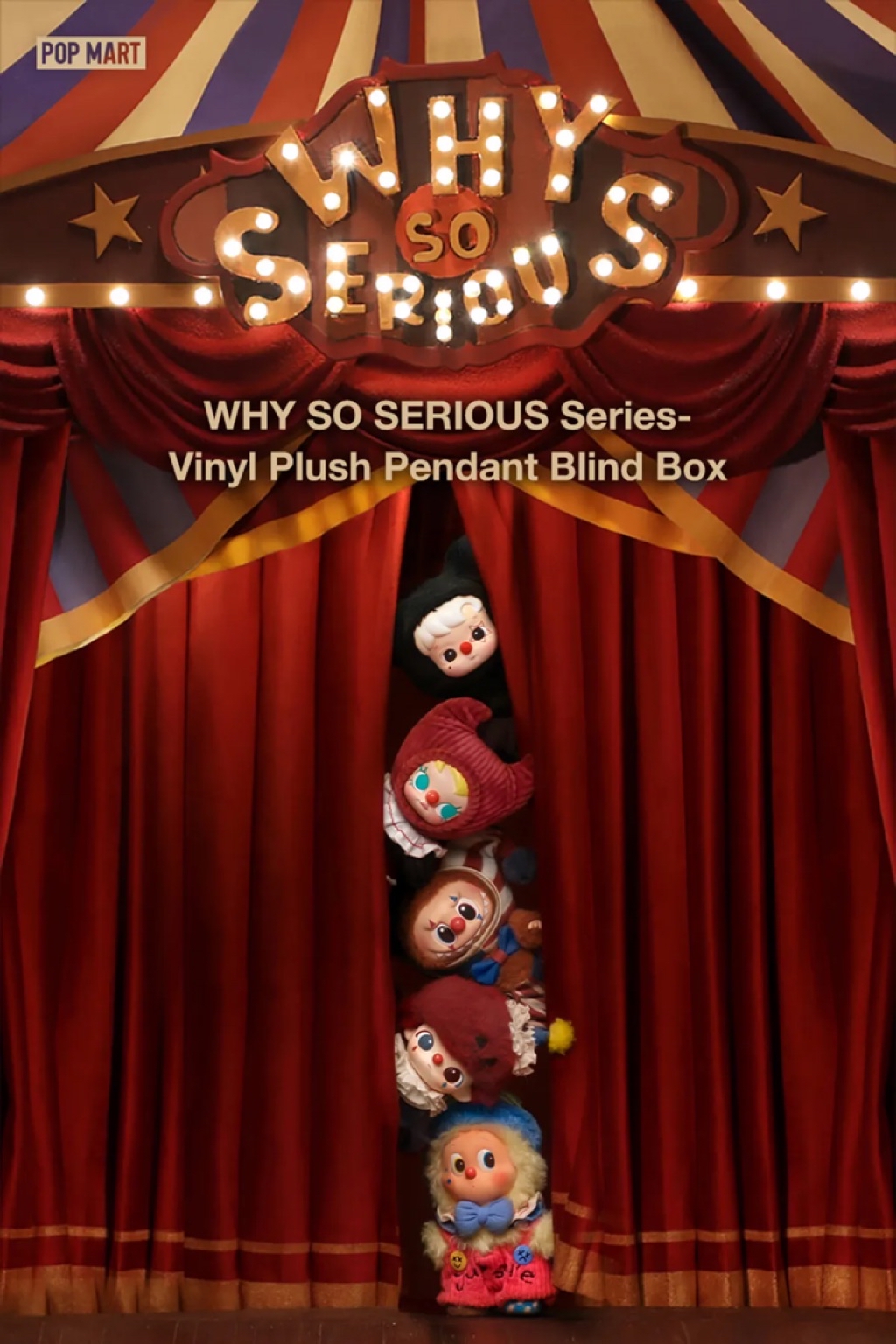 NEW Popmart Official [READY STOCK] WHY SO SERIOUS Series-Vinyl Plush ...