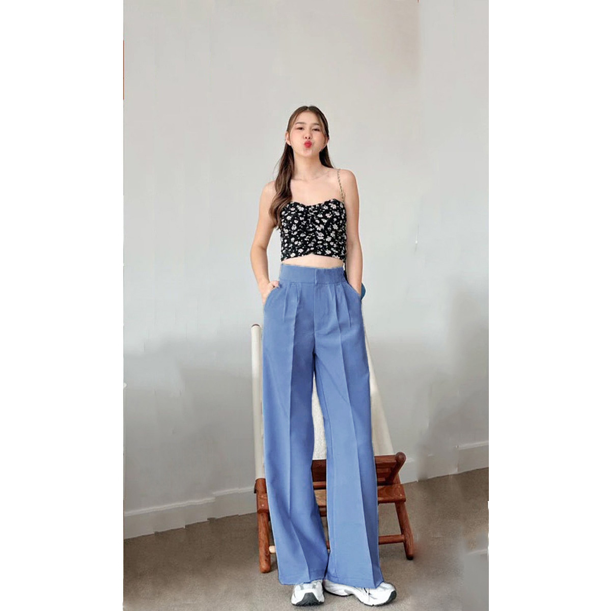 Seluar perempuan outfit Seluar Kerja Hitam S-2XL 4 Warna Seluar Slack ...