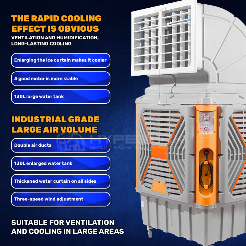 HYPERACK ™️ Air Cooler 130L 65L Heavy Duty Industrial Air Cooler ...