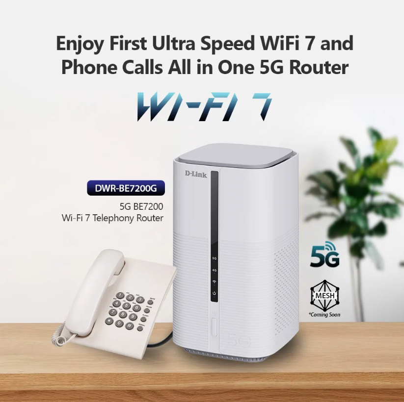 D-Link Wifi 7 & 6 Wireless 5G SIM Modem Router | DWR-X2000 / DWR-2000M ...
