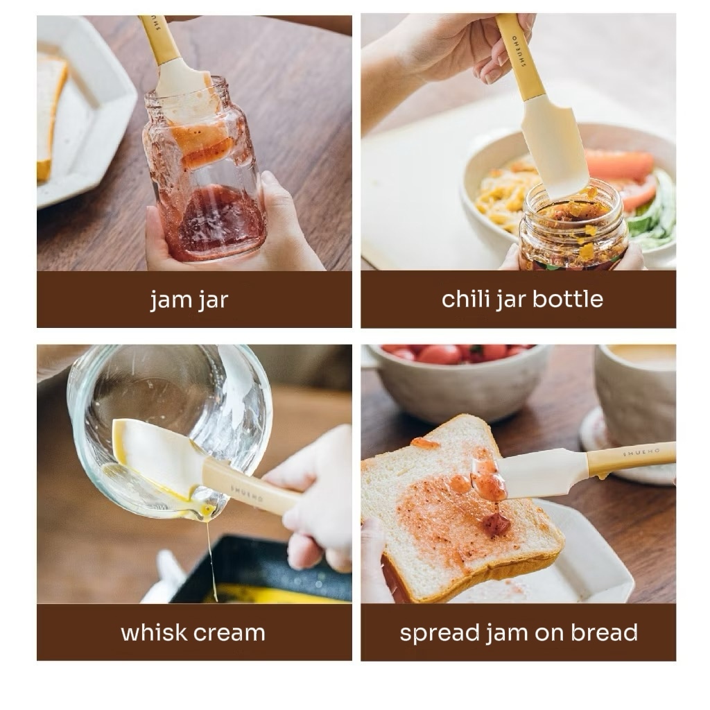 TMi Heat Resistant Silicone Spatula Baking Jam Butter Spreader Non ...