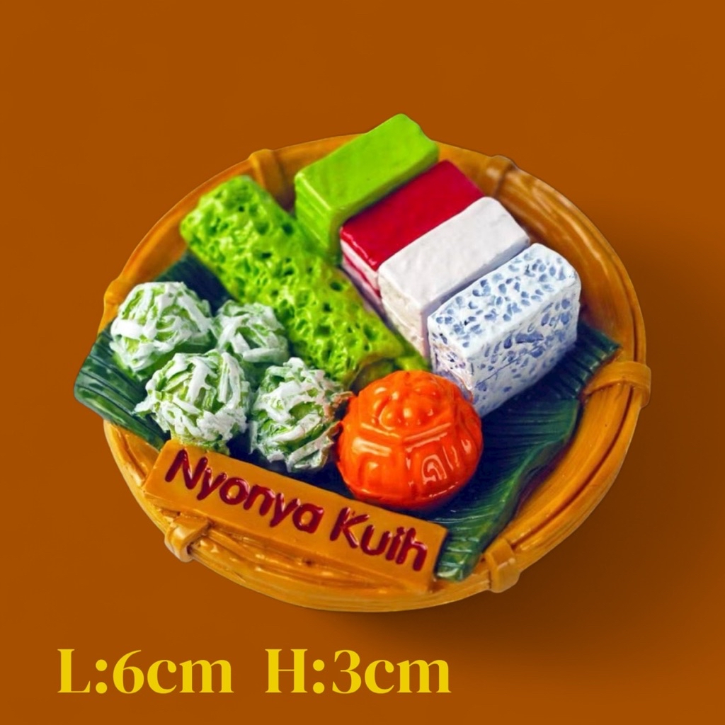 🇲🇾Malaysia FOOD Motif Fridge Magnet ~Nasi Lemak ~Cendol ~Nyonya Kuih ...