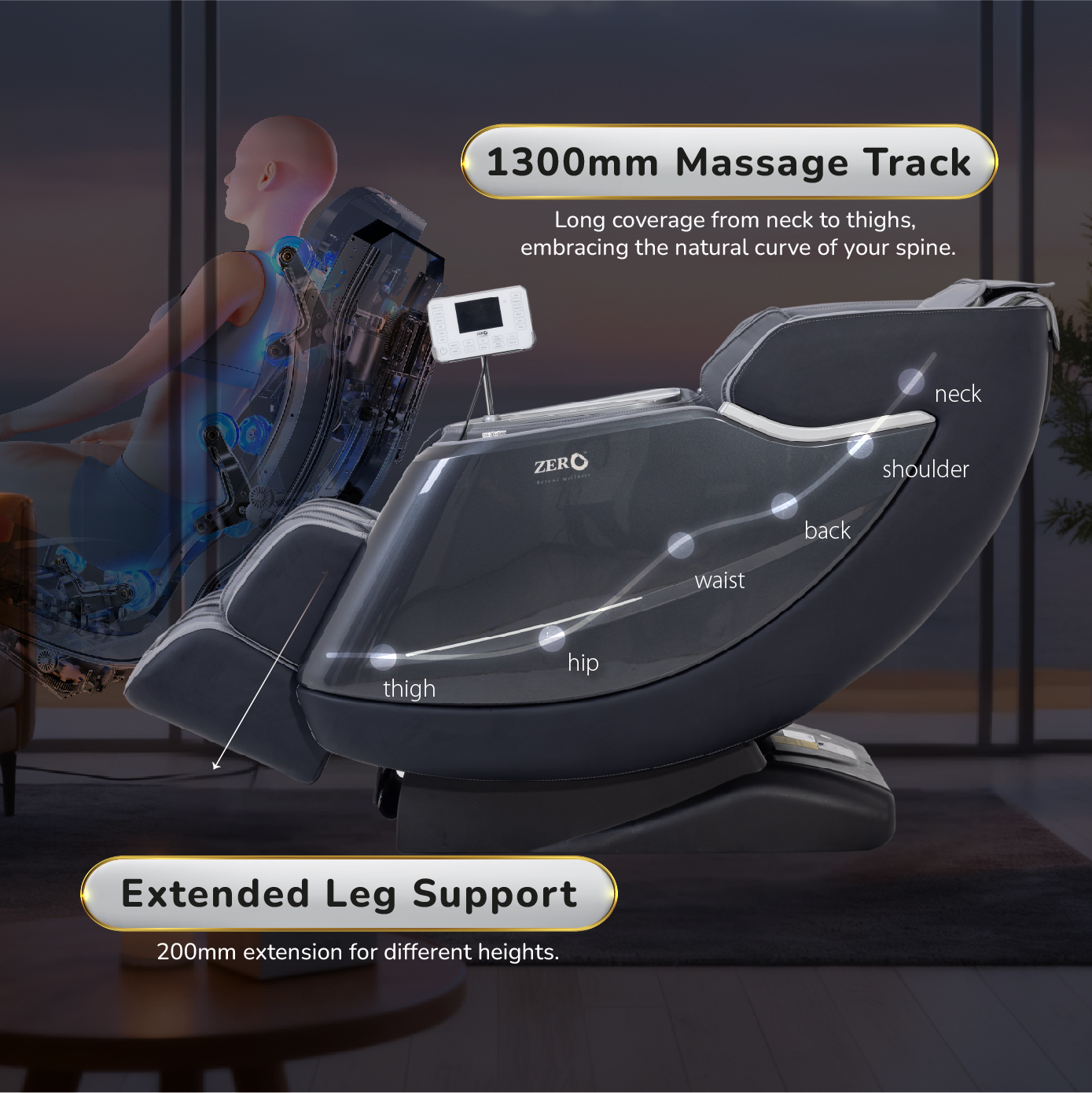 [NEW ARRIVAL] Zero Healthcare Ranger 7 Massage Chair AI body scanning ...