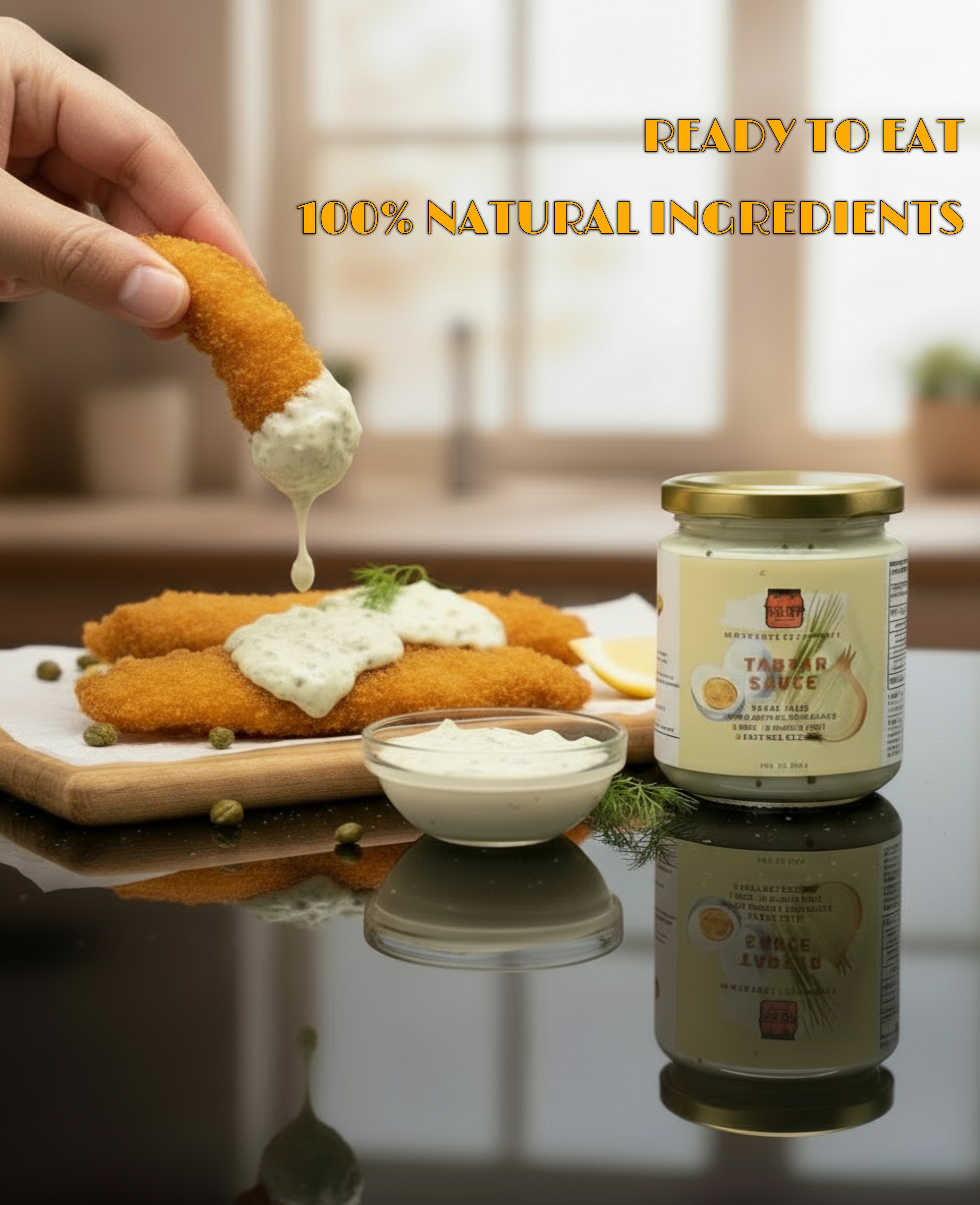 Tartar Sauce 220ml The Dip Kitchen sos pencicah ready to eat no msg no ...