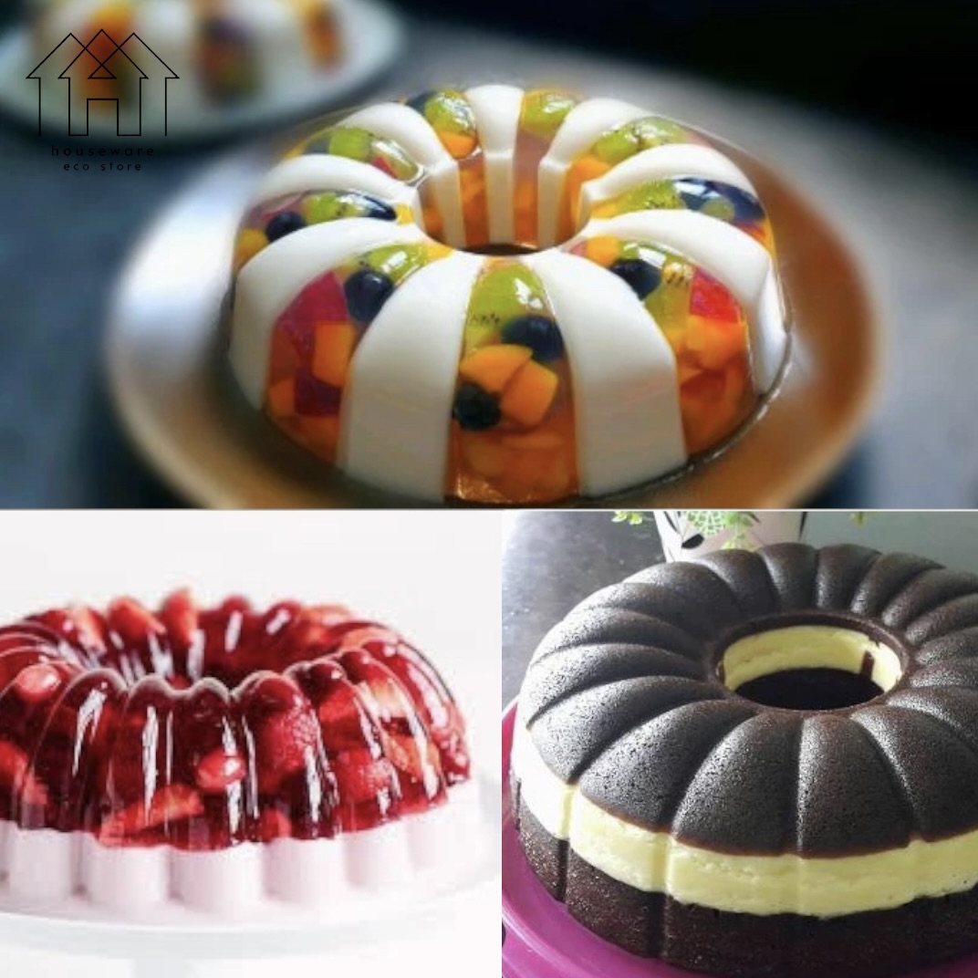 9inch Round Jelly Mould / 9'' Acuan Bulat Jelly Acuan Kuih Jeli / Acuan ...