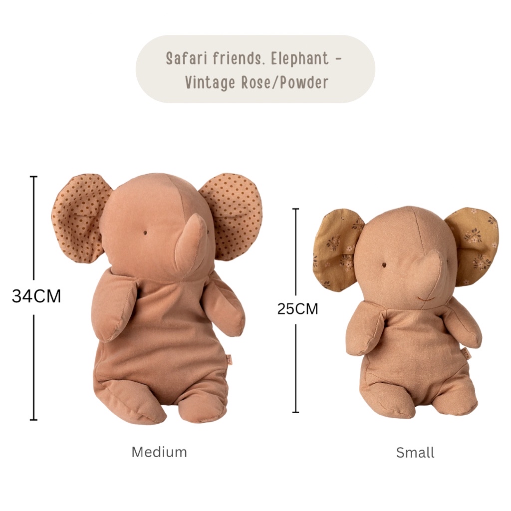 Maileg Safari Friends, Elephant | Shopee Malaysia