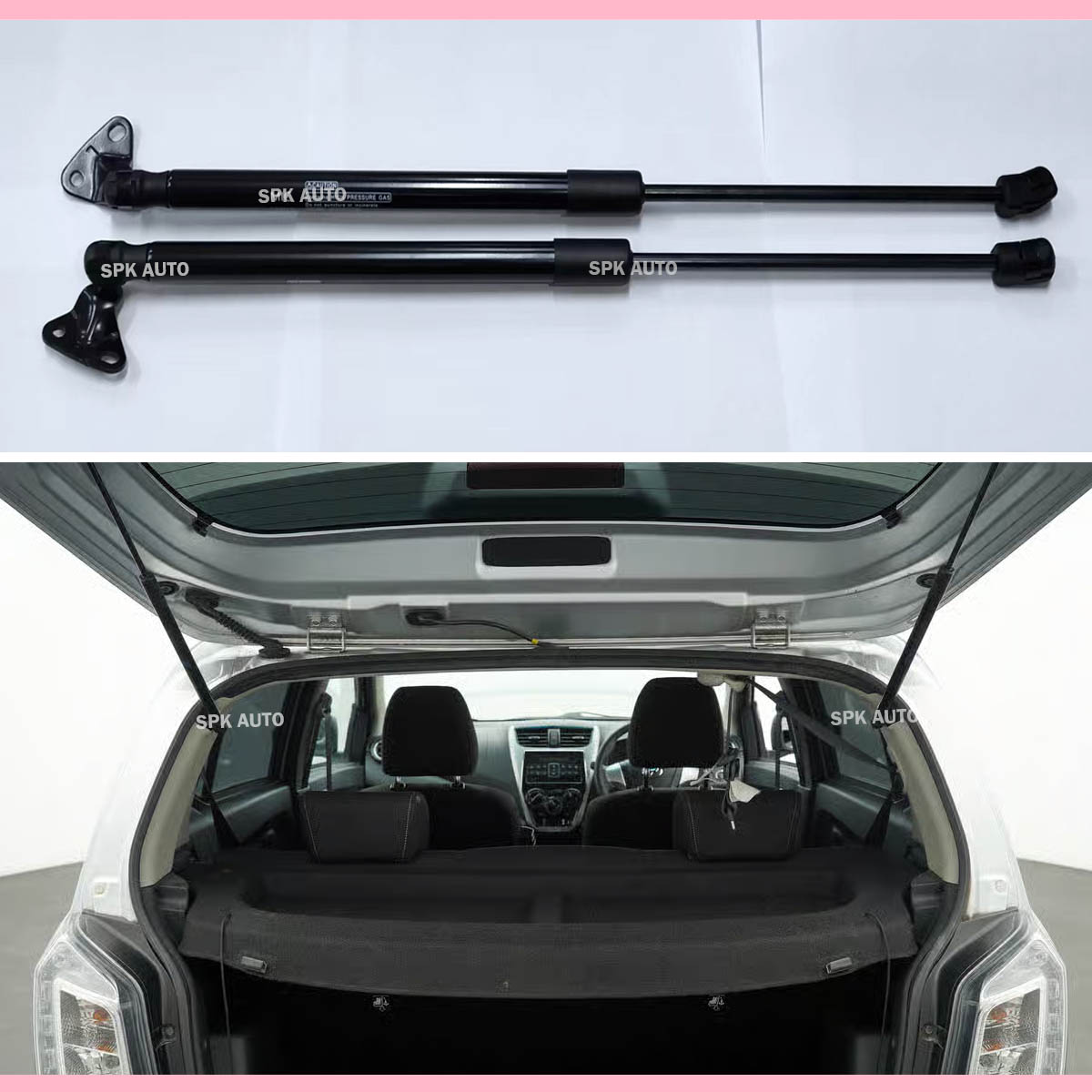 Perodua Axia 2014-2022 Boot Absorber Rear Bonnet Damper Gas Spring Set ...