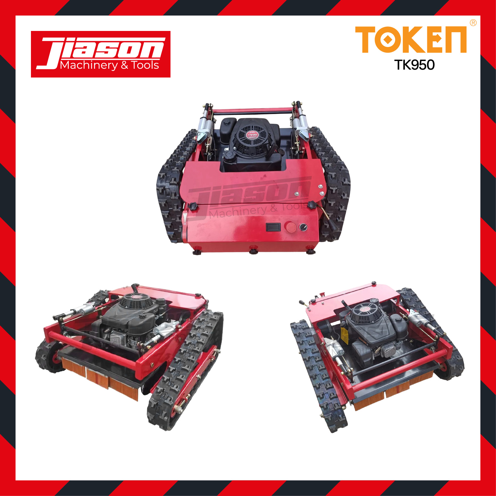 TOKEN TK950 224CC Mesin Pemotong Rumput Tugas Berat / Heavy Duty Lawn ...