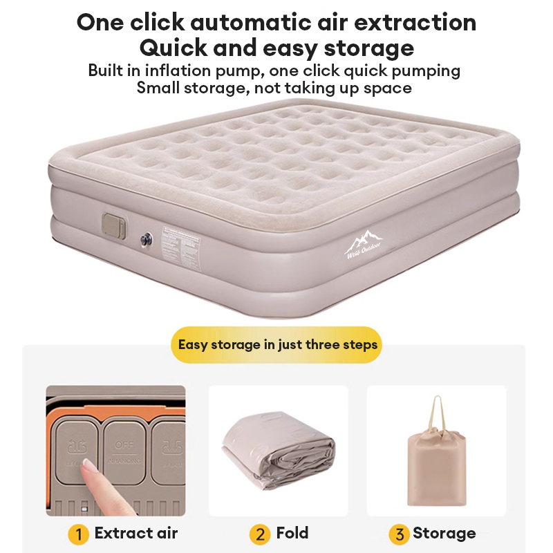 WTHB Tilam Angin Auto Pump 40cm Extra Thick Inflatable bed Tilam ...