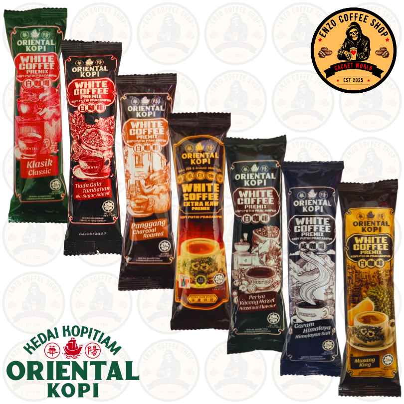 ORIENTAL KOPI WHITE COFFEE INSTANT DRINK VARIANT FLAVOUR MIX & MATCH ...