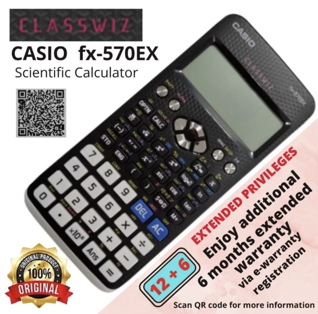 fx-570EX ori Casio Scientific Calculator CLASSWIZ Blue Calculatos ...