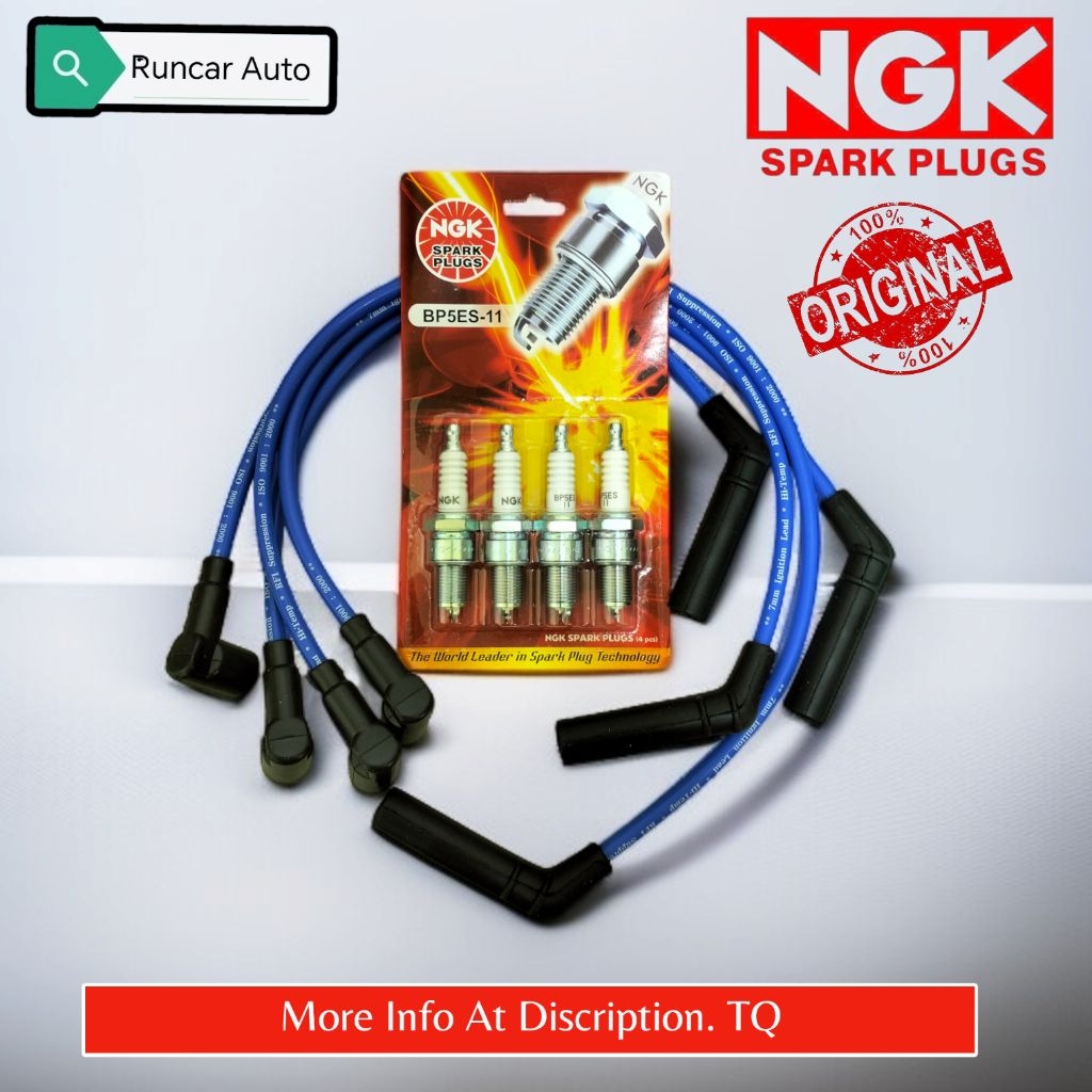 COMBO PLUG CABLE / BOSCH COIL / SPARK PLUG • Proton WIRA/SATRIA/Arena ...