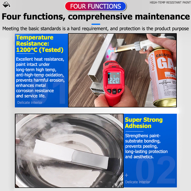 🔥100 year heat paint no peeling🔥 high temperature high temperature ...