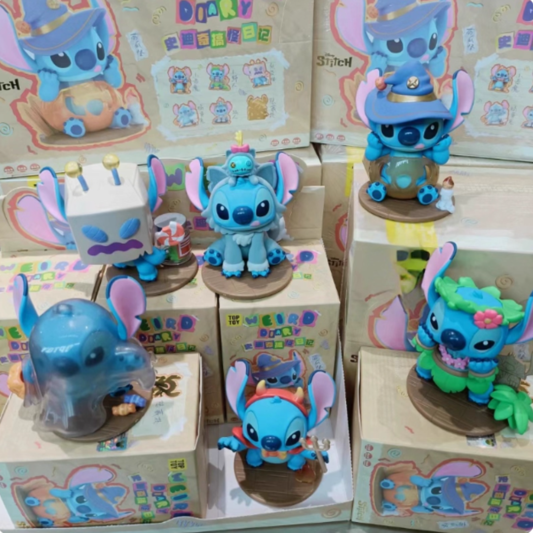 MINISO DISNEY STITCH's Weird Diary Series Kotak Buta Koleksi | Blind ...