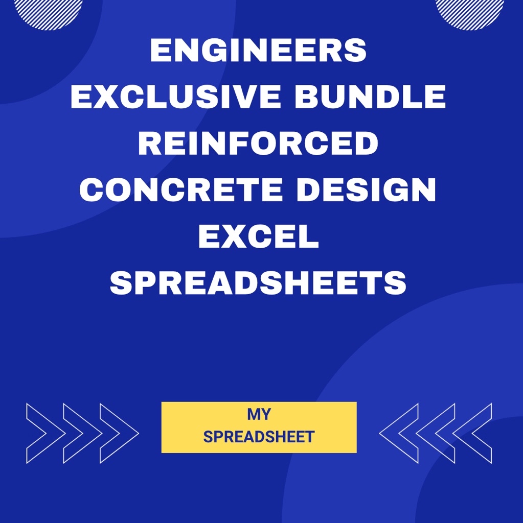 Engineers exclusive bundle Reinforced concrete design excel ...