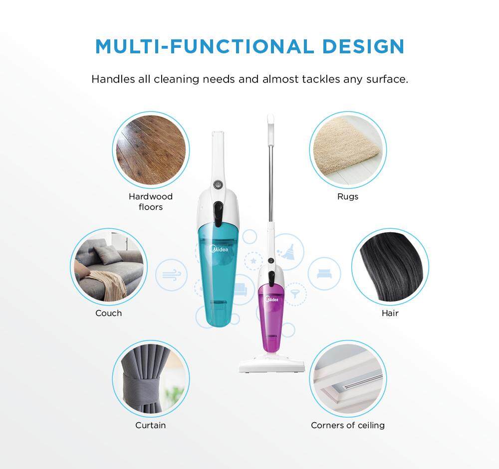 Midea 2 In 1 Handheld Stick Vacuum Cleaner MVC-SC861R / Multifunctional ...