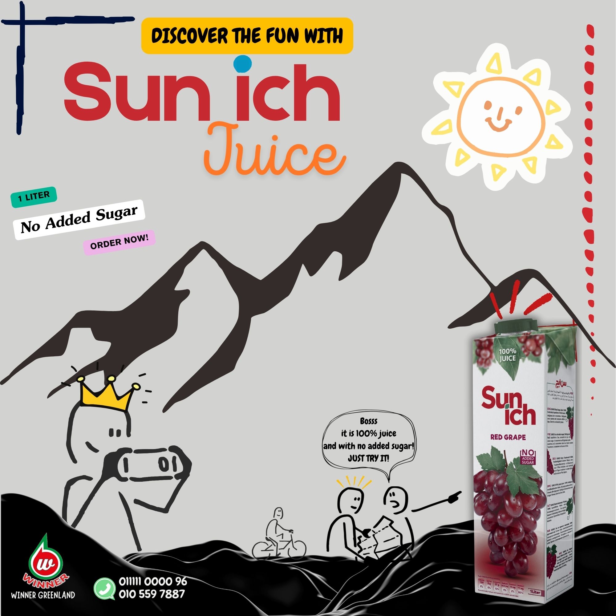 100% RED GRAPE NATURAL FRUIT JUICE SUNICH - NO ADDED SUGAR JUS - HIGH ...
