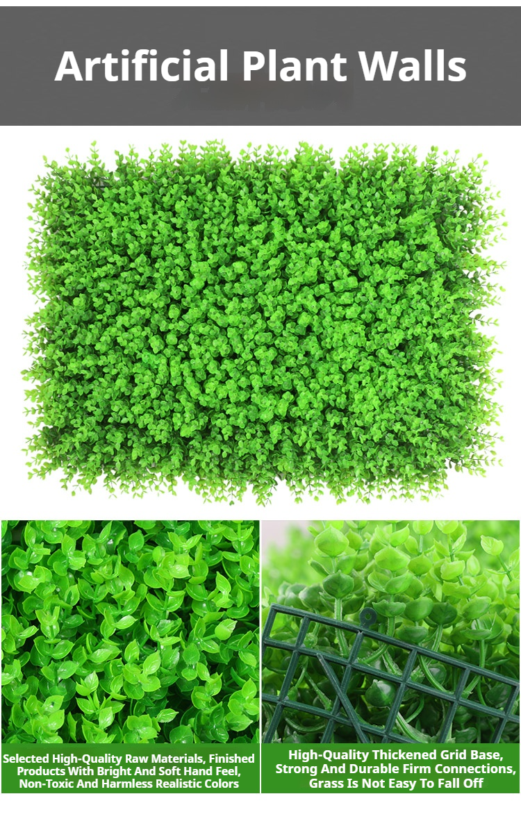 40*60cm Artificial Wall Grass Mat plantBetter Privacy Artificial Wall ...