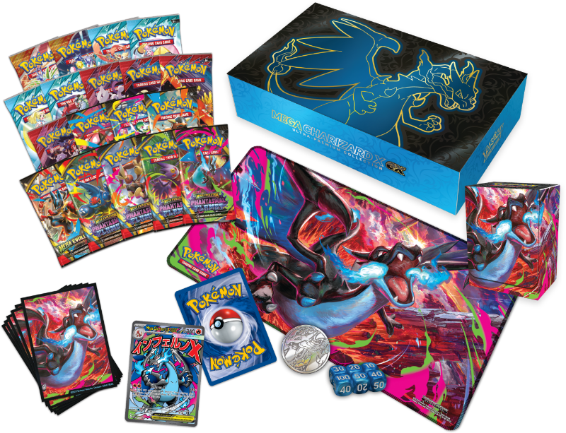Pokemon TCG: Mega Charizard X ex Ultra Premium Collection | Shopee Malaysia