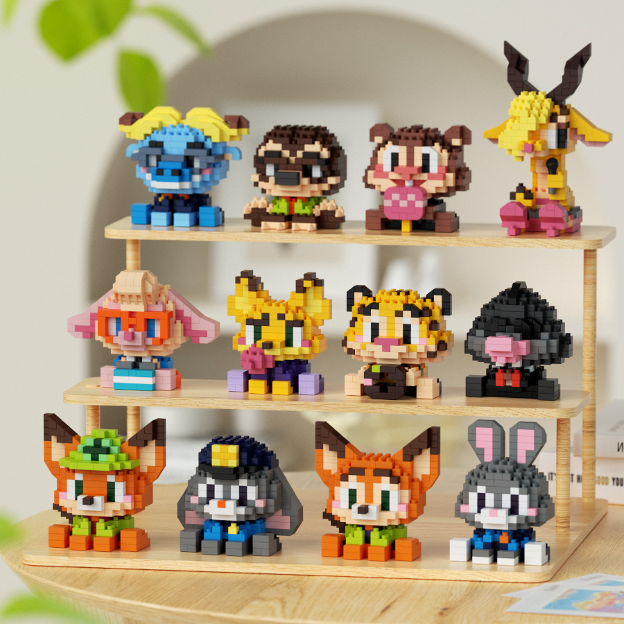 🚨READY STOCK🚨Zootopia Series Cartoon Figurine Building Blocks ...